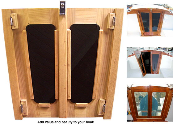 Companionway Doors, Teak, custom made for any boat